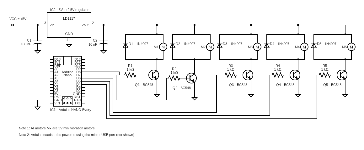Vibroshaker Instrument Circuit - Circuits - Circuit Diagram