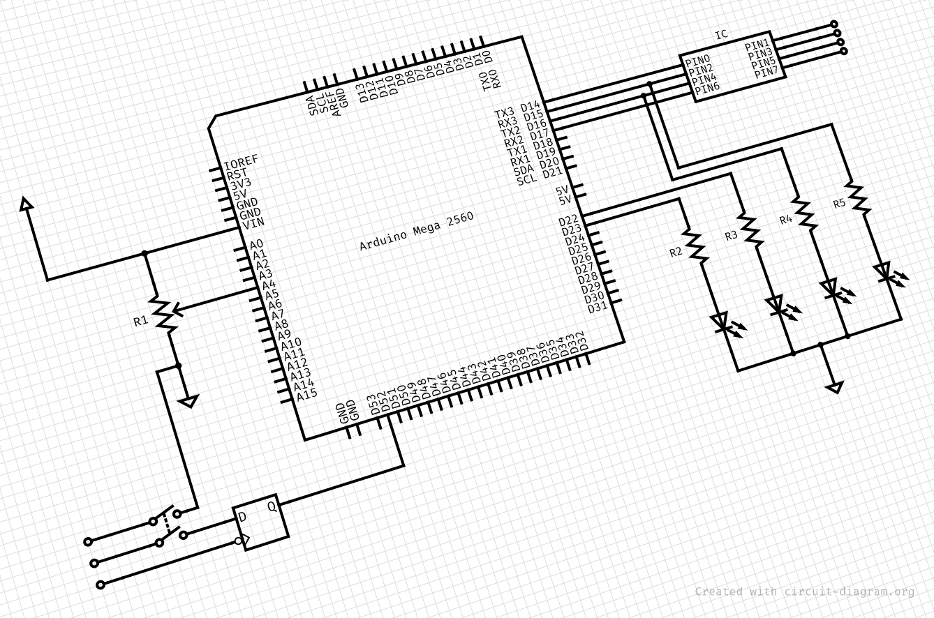 Perspective 3D - Shaders - Circuit Diagram