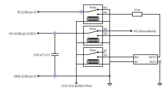 Viofo Powerbank Hardwire - Circuits - Circuit Diagram