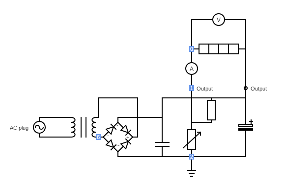 DC power supply heating element - Circuits - Circuit Diagram