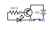 Simple Circuit With PNP Transistor - Circuits - Circuit Diagram